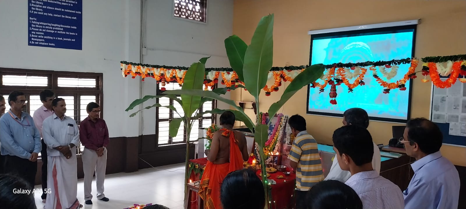 Sharada Pooja Celebration at College Library (2023-24) – Govinda Dasa ...